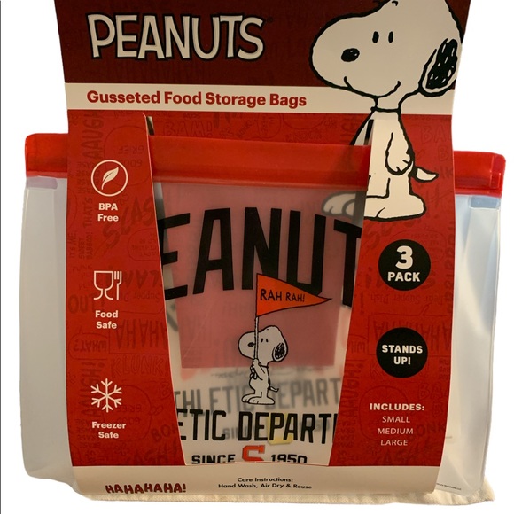 Peanuts | Storage & Organization | Peanuts Gang Snoopy Reusable Food ...